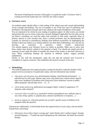 Term paper guideline | PDF