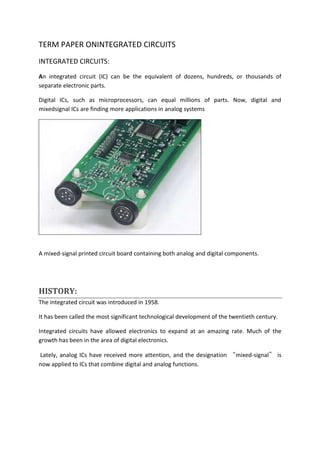 intgrated circuits | DOCX