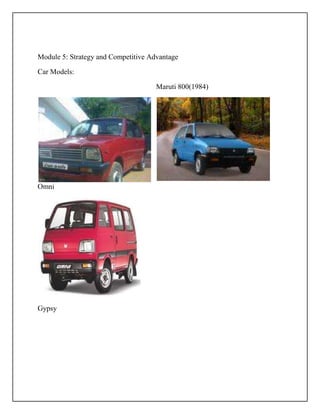 Term paper on maruti suzuki | DOCX | Automotive Industry | Industries