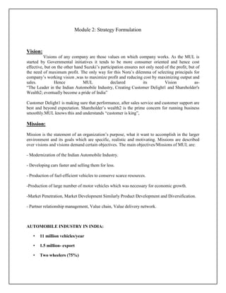 Term paper on maruti suzuki | DOCX