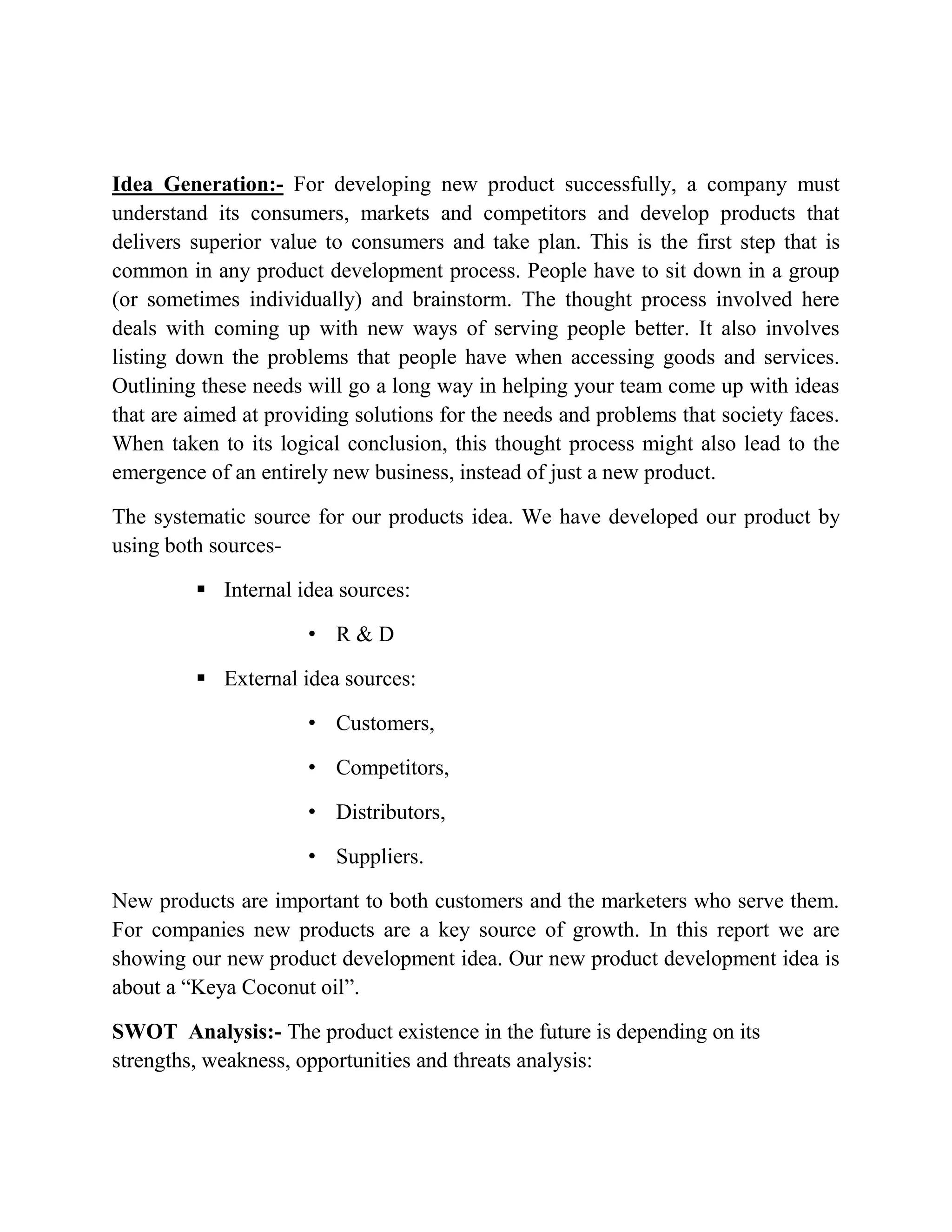 Term paper on new product development process | PDF