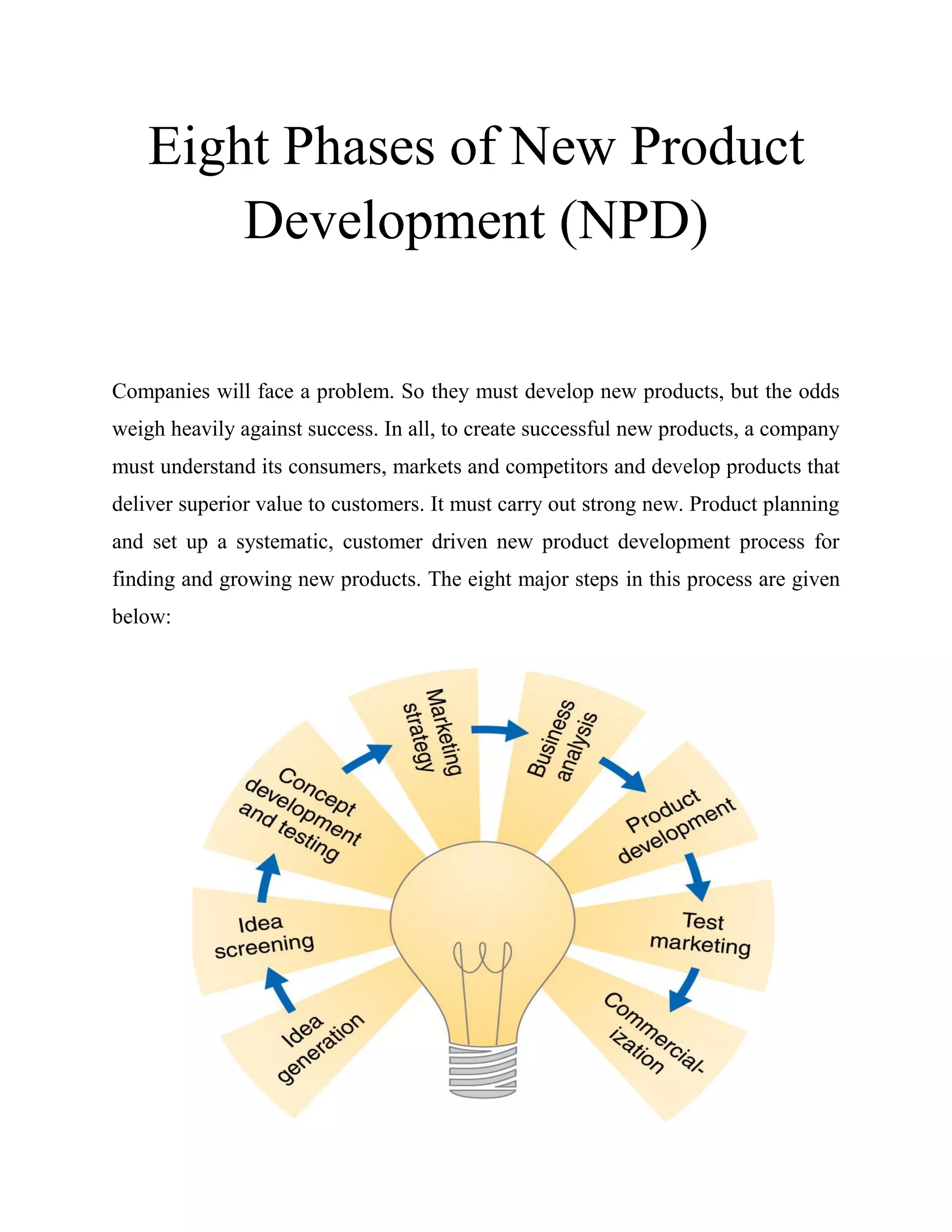 Term paper on new product development process | PDF