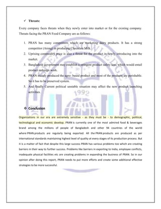 Term paper on pran | DOCX