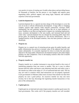 Term paper on real estate development | PDF