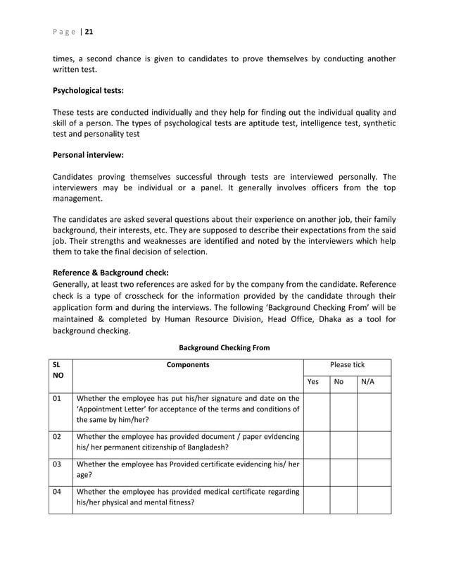 Term paper on recruitment and selection process on nitol niloy group | PDF