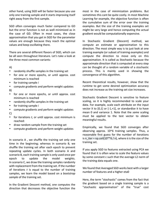 Stochastic gradient descent and its tuning | PDF | Computing | Technology & Computing