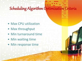 CPU SCHEDULING AND DEADLOCK | PPTX | Operating Systems | Computer Software and Applications