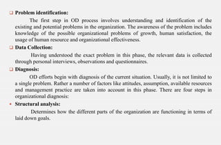 ORGANIZATIONAL DEVLOPMENT & ITS INTERVENTIONS | PPTX
