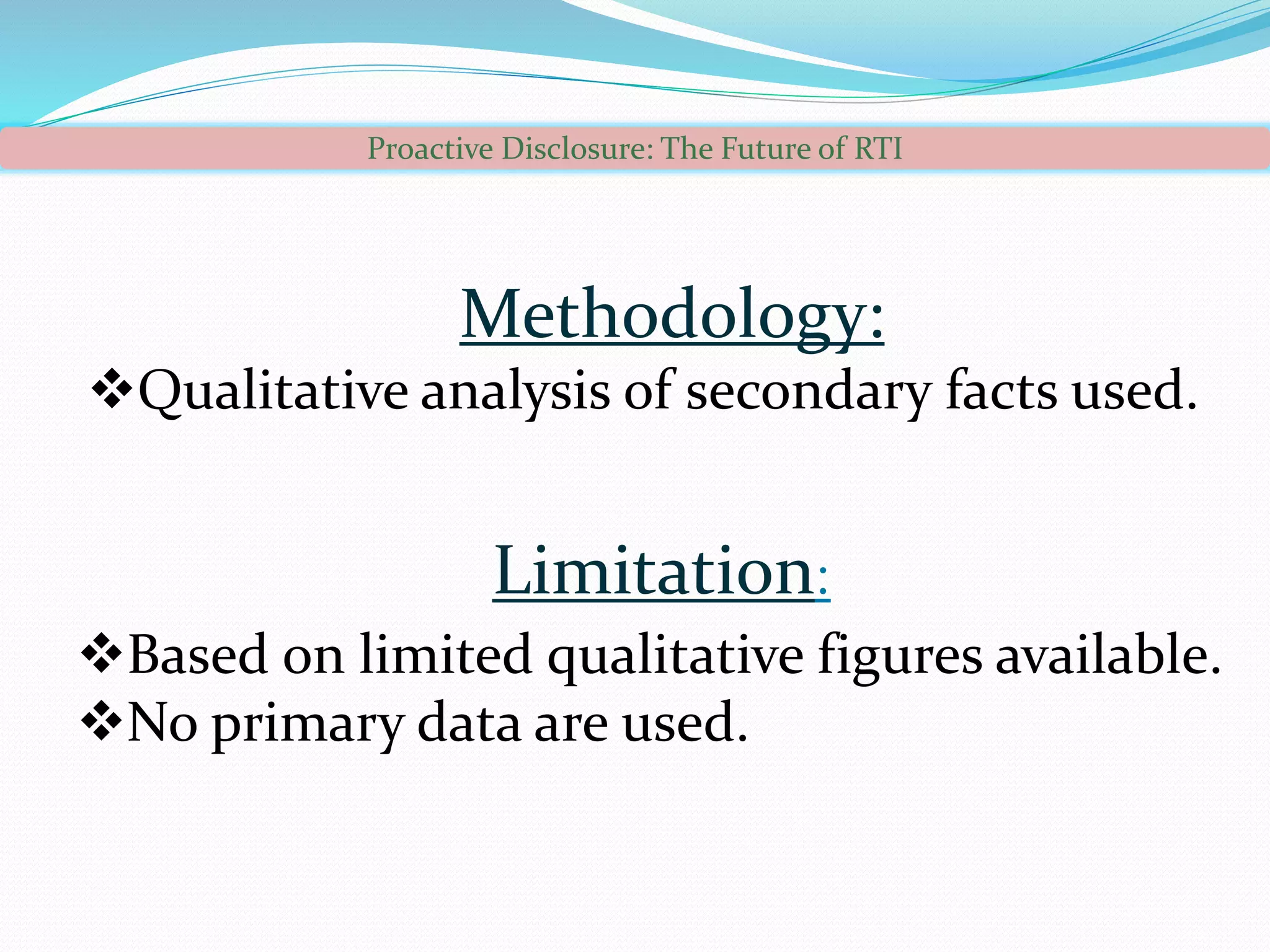 Proactive Disclosure: The future of RTI | PPTX | Desktop Publishing ...