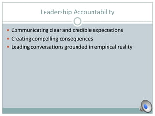 Leadership: Being Accountable | PPTX