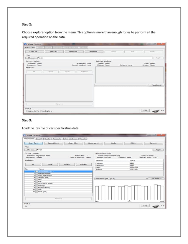 Data Mining Techniques using WEKA_Saurabh Singh_10BM60082 | PDF | Programming Languages | Computing