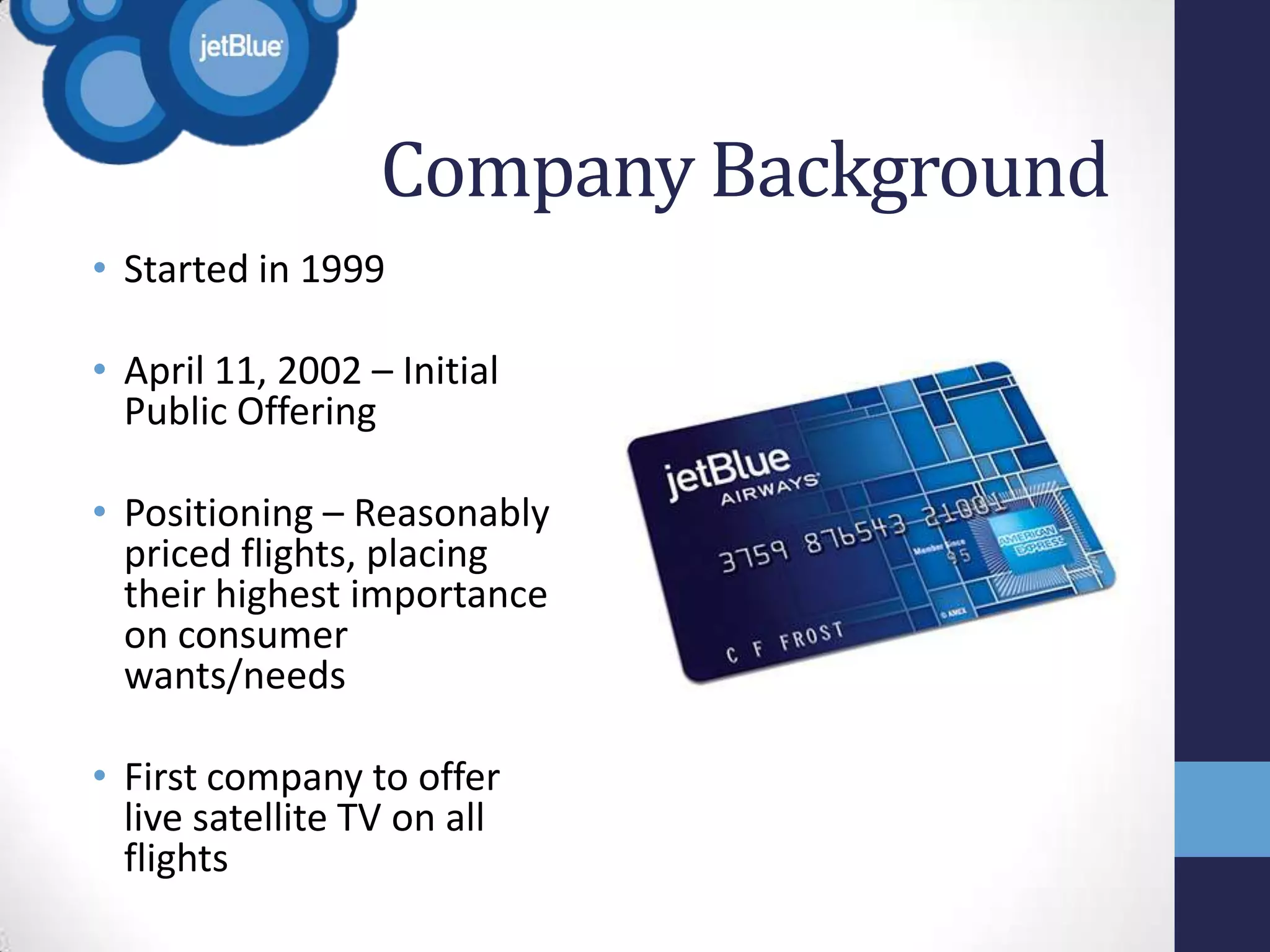 JetBlue Corporate Communications Report | PPT