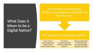 The Development of Children and The Internet | PPTX