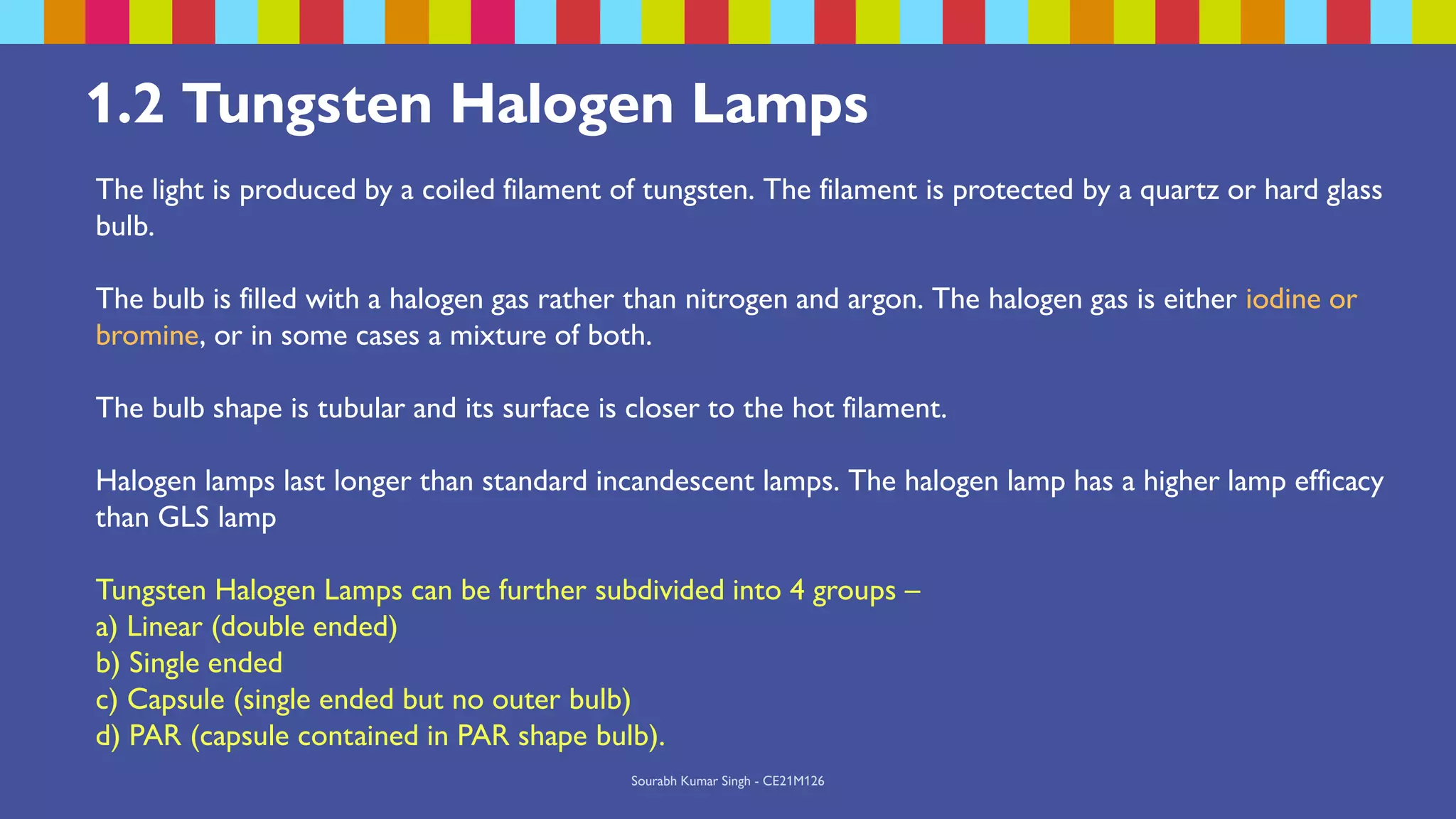 Different Types of Lamps and Luminaries | PDF