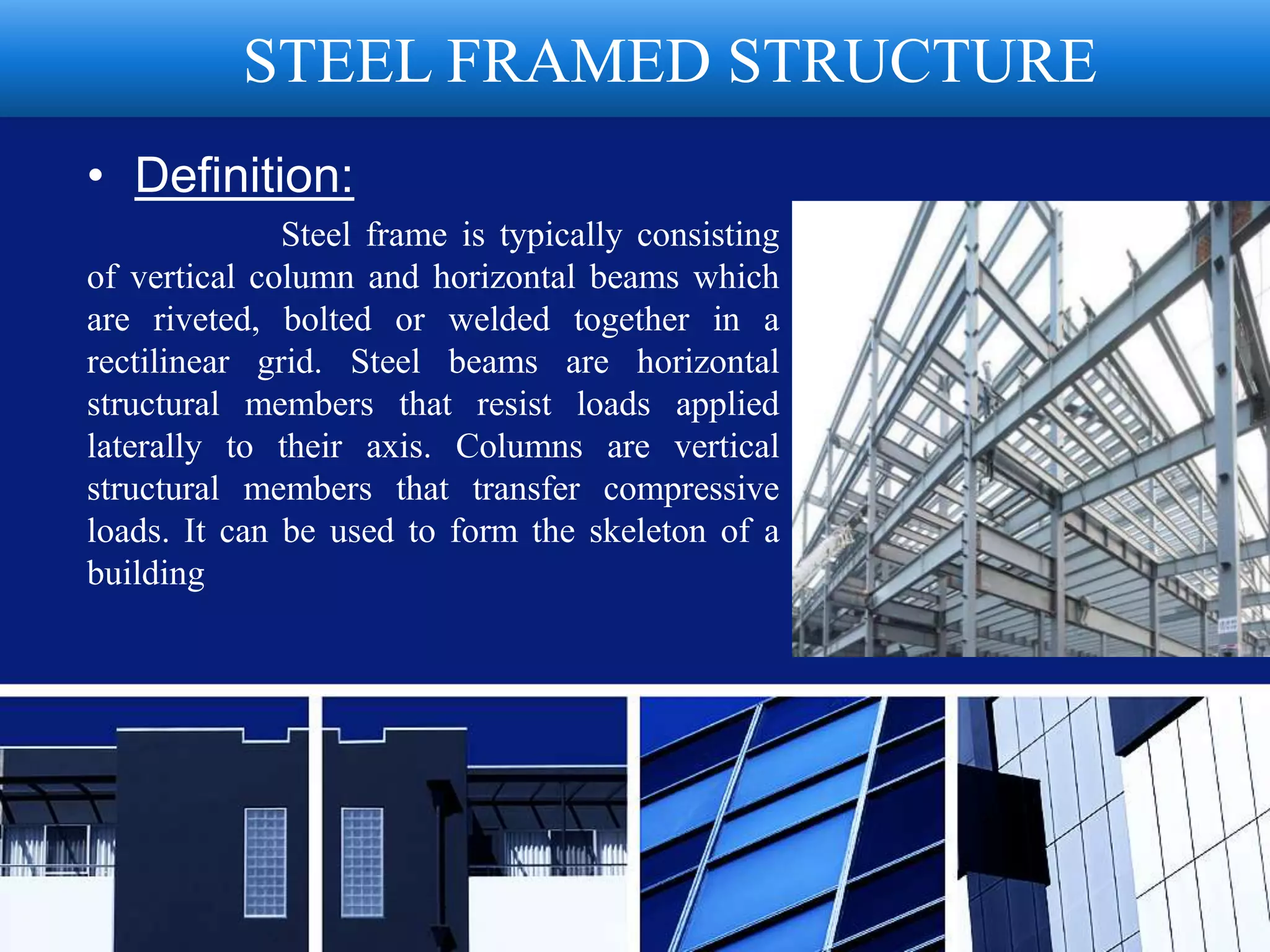 Steel frame | PPTX