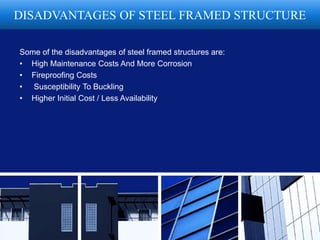 Steel frame | PPTX | Technology & Computing
