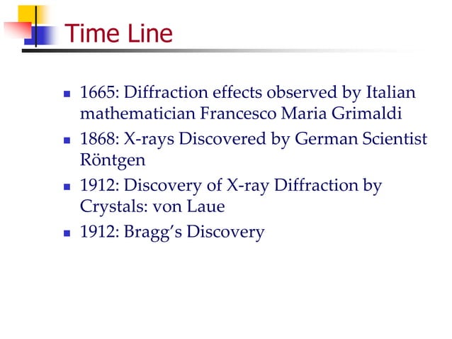 Small-angle X-ray Diffraction | PPT