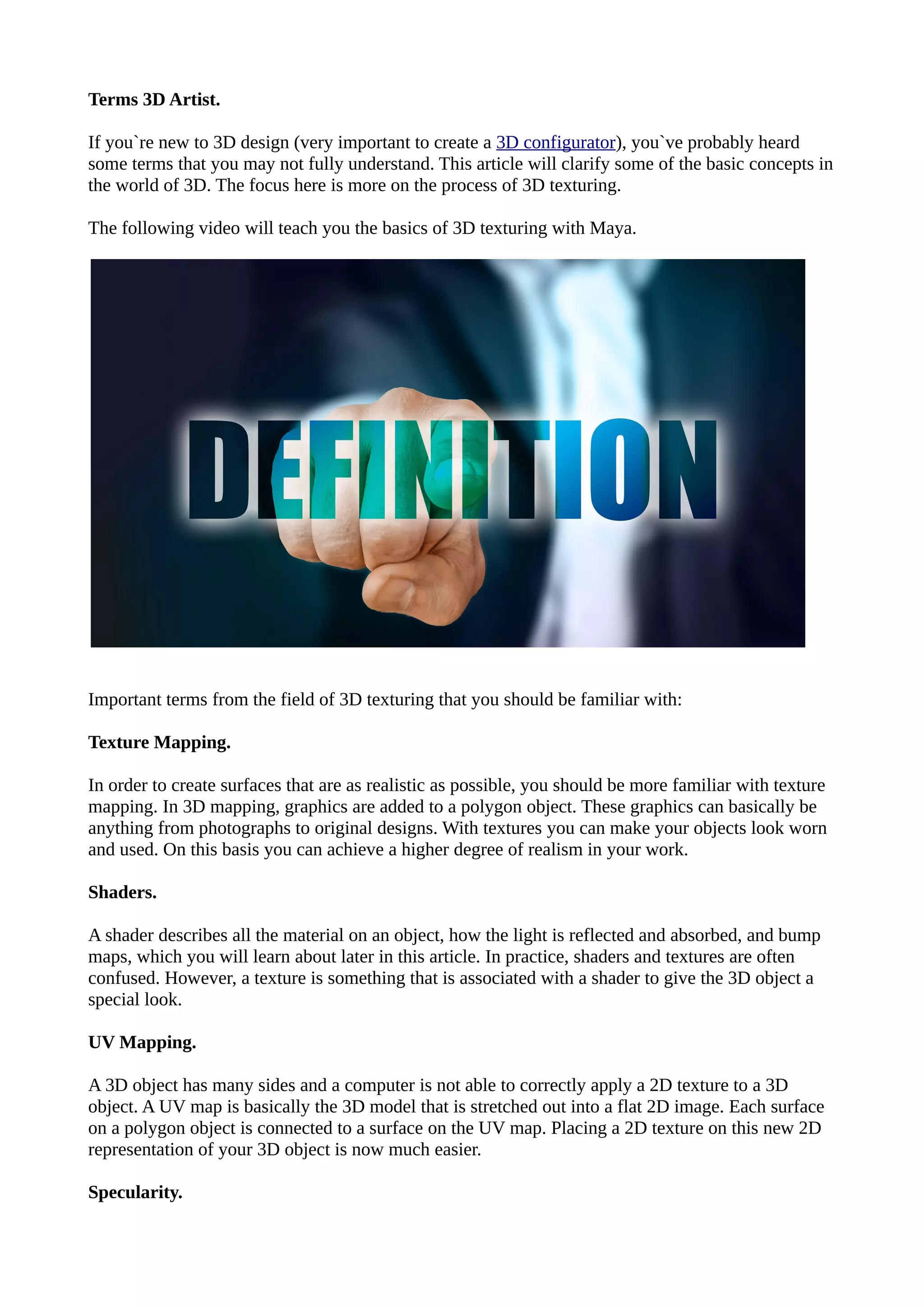 Terms 3d-artist | PDF