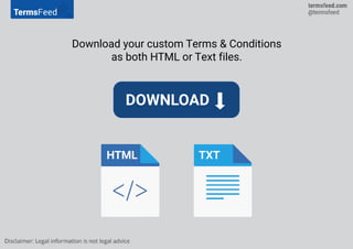 Terms & Conditions Generator | PDF