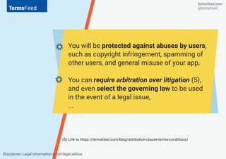Terms & Conditions for mobile apps (iOS, Android, Windows) | PPT