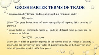 Terms of-trade | PPTX