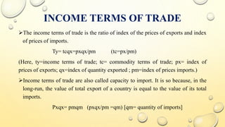 Terms of-trade | PPTX