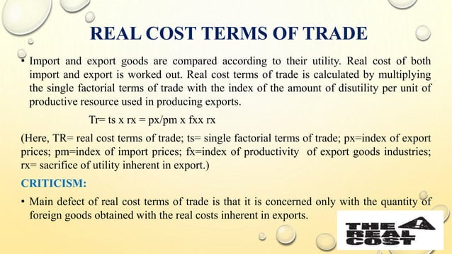 Terms of-trade | PPTX