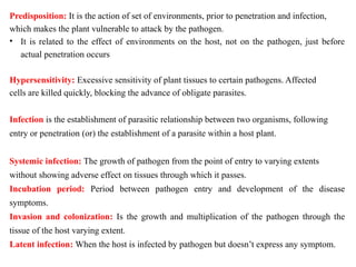 Plant Pathology Concept, Terms and disease symptoms | PPT