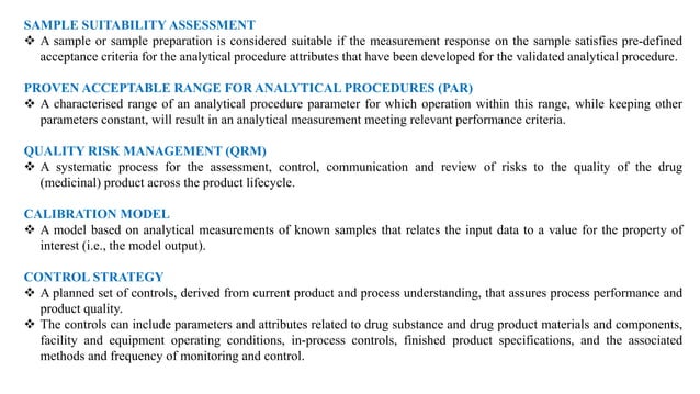 VALIDATION OF ANALYTICAL PROCEDURES Q2(R2) and Q14 - Terms and ...