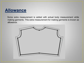 Terms and defintion of garments | PPTX