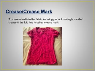 Terms and defintion of garments | PPTX