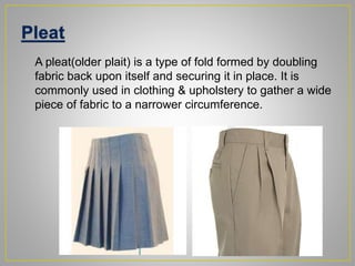 Terms and defintion of garments | PPTX