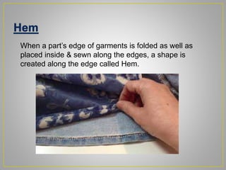 Terms and defintion of garments | PPTX