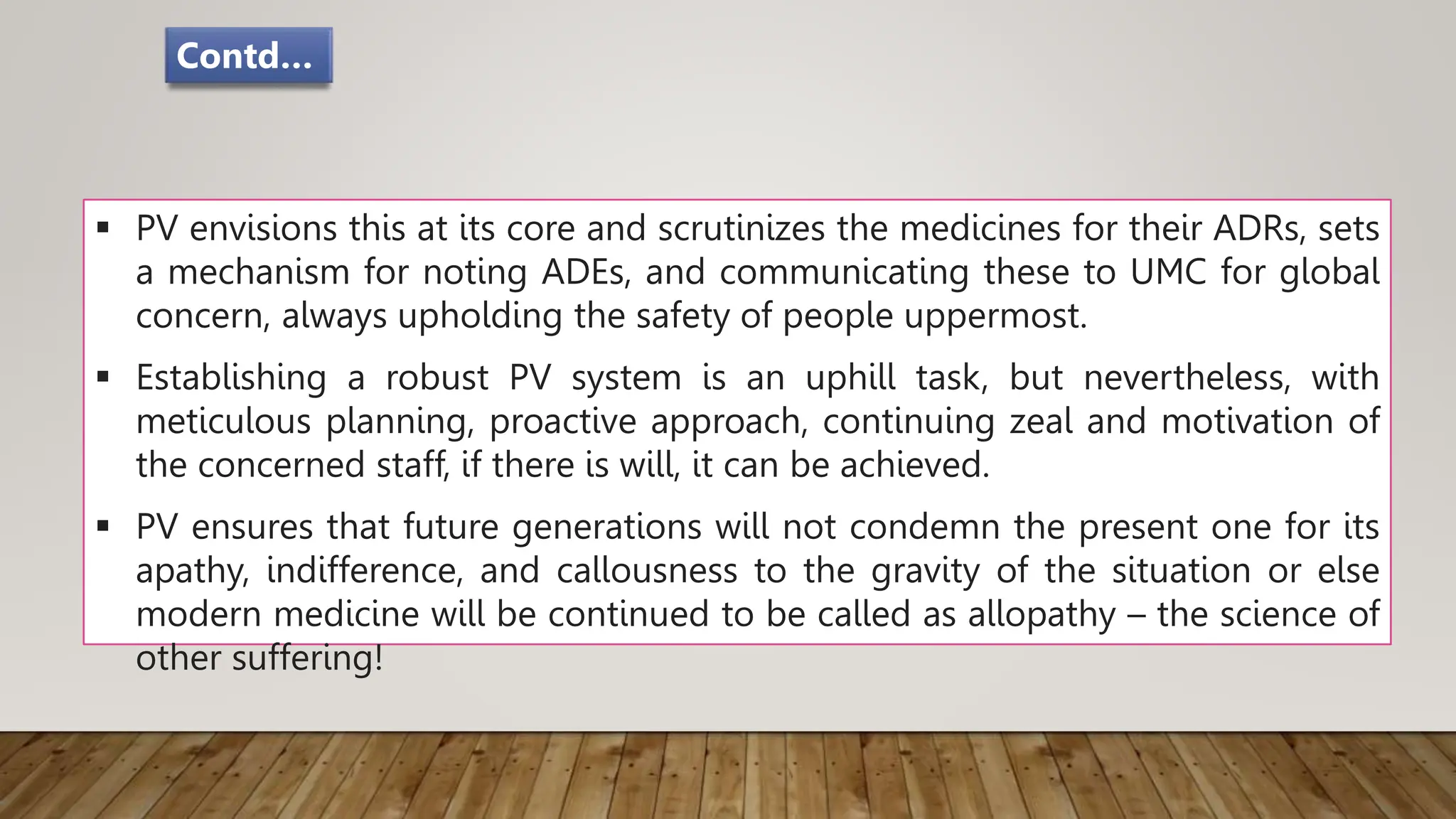 Regulatory terminology of ADR and Establishing pharmacovigilance center's in hospitals.pptx