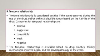 Regulatory terminology of ADR and Establishing pharmacovigilance center ...