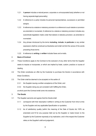 Terms & Conditions of Purchase | PDF