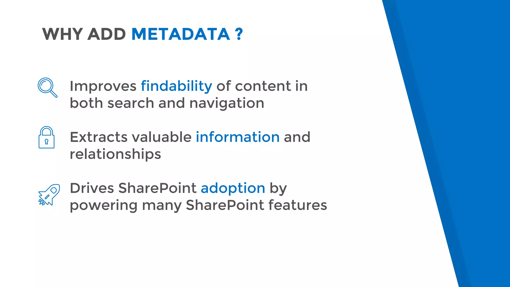 SharePoint metadata and taxonomy automation | PPT