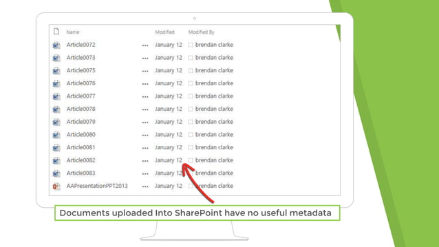 SharePoint metadata and taxonomy automation | PPT