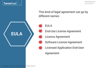 Why use End-User License Agreement (EULA) | PPT