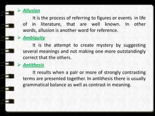 Terms for critical analysis | PPT