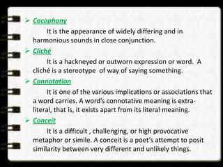 Terms for critical analysis | PPT