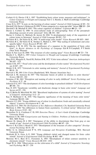 Terms of colours pitchford-mullen-2002 | PDF | Daycare and Pre-School | Parenting