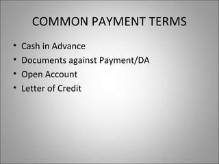Terms of payment | PPT