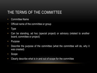 Terms of reference | PPTX