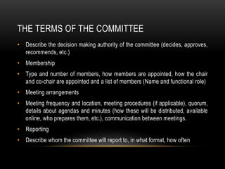 Terms of reference | PPTX