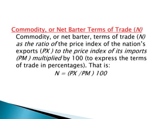 Terms of Trade | PPT