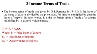 Terms of trade | PPTX