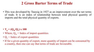 Terms of trade | PPTX