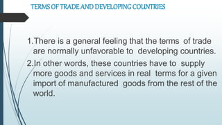 Terms of trades | PPTX