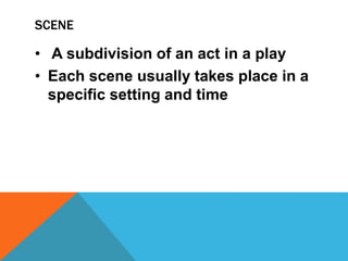 Shakespeare terms to know | PPT